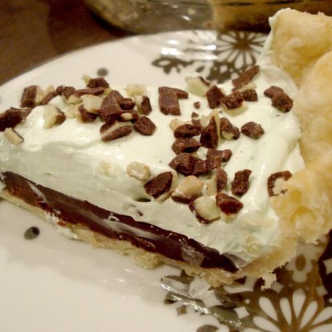 Chocolate Mint Pie | Dessert Now Dinner Later