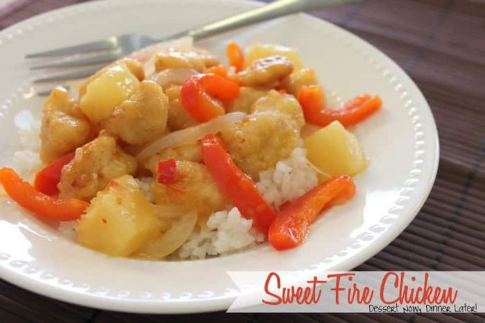 Sweet Fire Chicken | Dessert Now Dinner Later