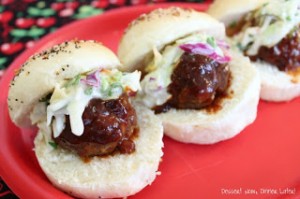 BBQ Meatball Sliders | Dessert Now Dinner Later