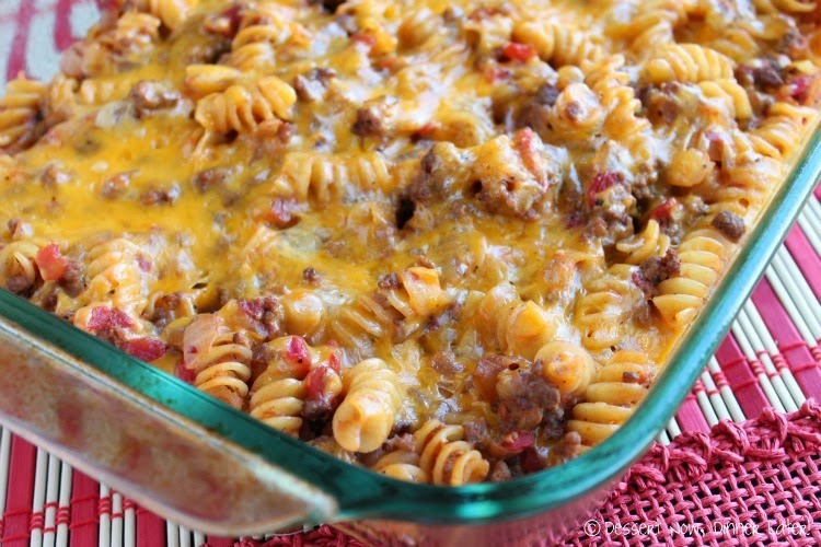 Cheeseburger Casserole | Dessert Now Dinner Later