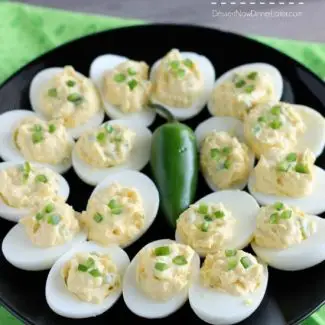 MIRACLE WHIP Spicy Deviled Eggs | Dessert Now Dinner Later