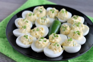MIRACLE WHIP Spicy Deviled Eggs | Dessert Now Dinner Later