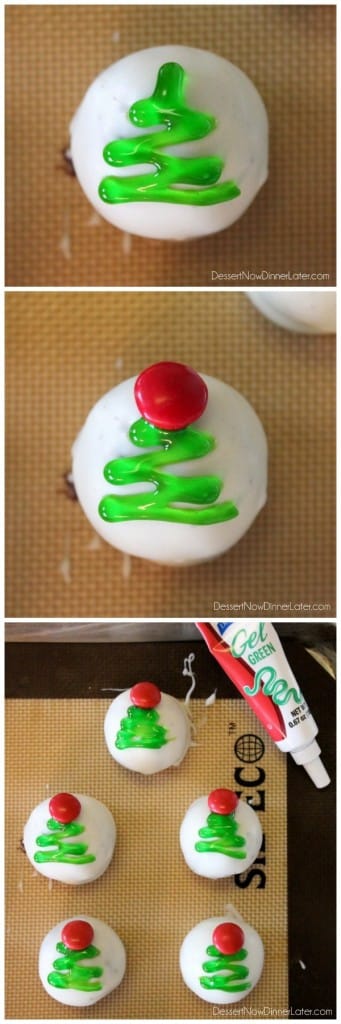 Christmas Tree OREO Cookie Balls | Dessert Now Dinner Later