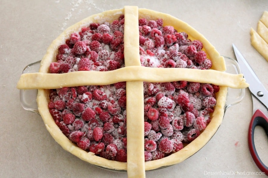 Lattice Pie Crust Tutorial | Dessert Now Dinner Later
