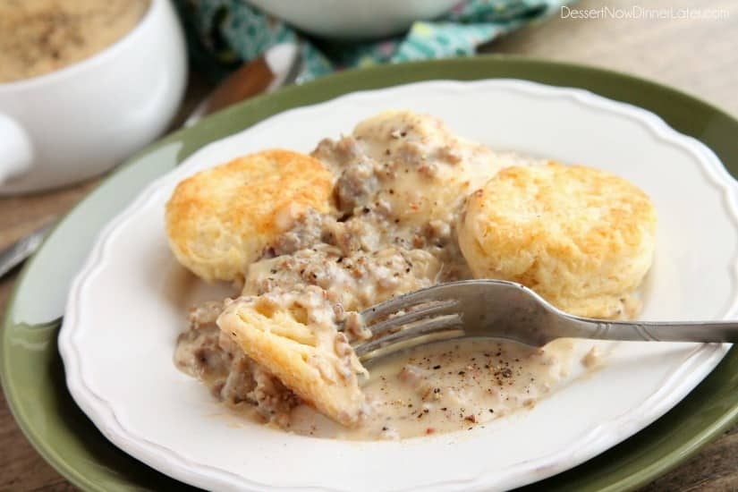Biscuits and Gravy | Dessert Now Dinner Later