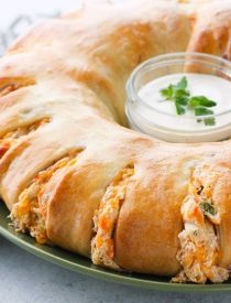 Bacon Chicken Ranch Sandwich Ring | Dessert Now, Dinner Later!