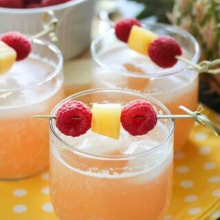 Raspberry Pineapple Punch | Dessert Now Dinner Later