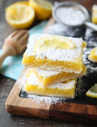 Lemon Curd Bars | Dessert Now Dinner Later