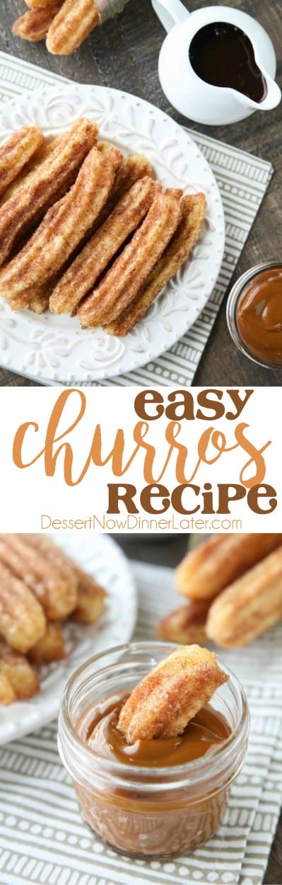Churros Recipe + Video | Dessert Now Dinner Later