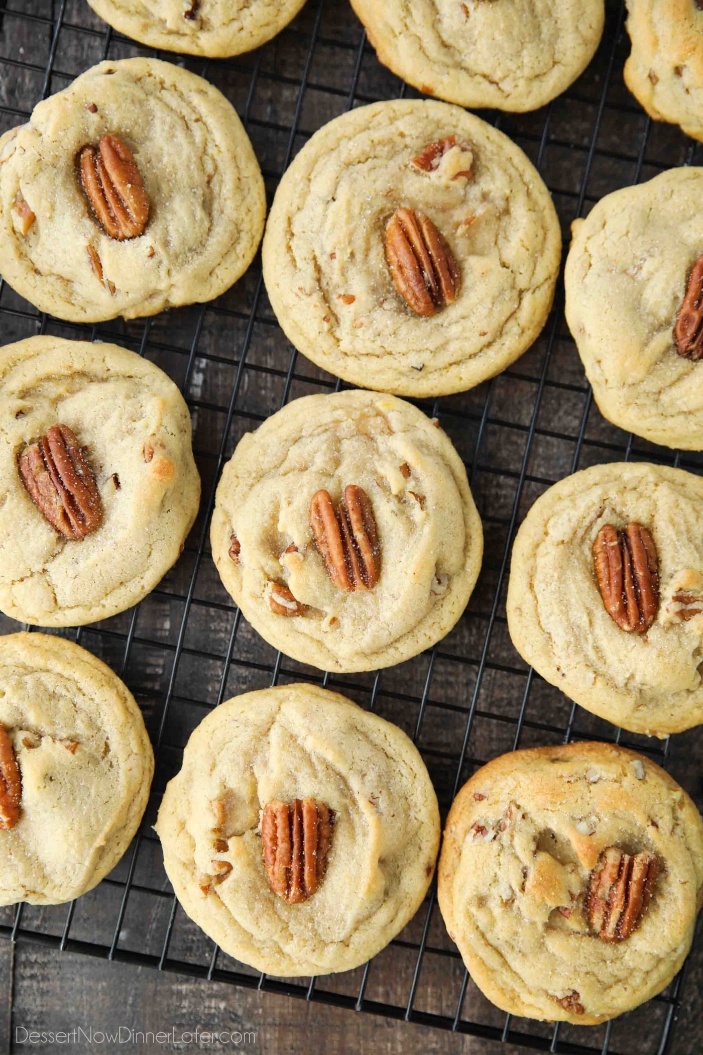 Butter Pecan Cookies | Dessert Now Dinner Later