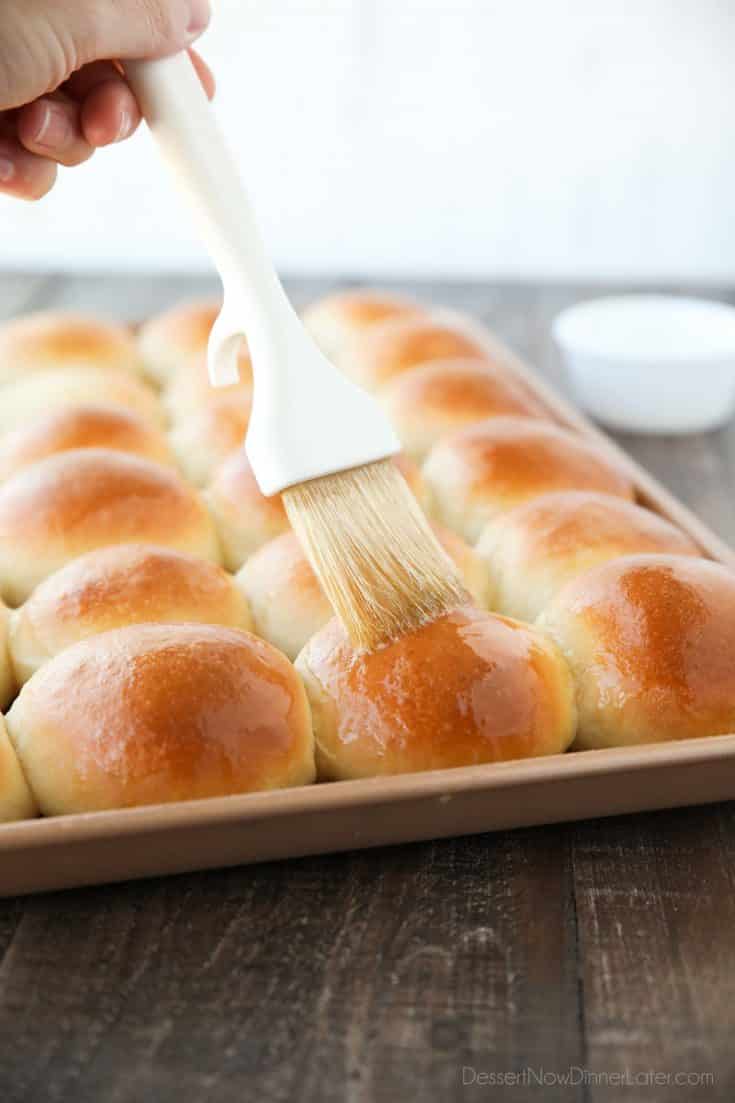 Classic Homemade Dinner Rolls | Dessert Now Dinner Later