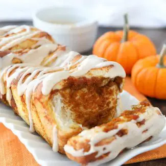 Pumpkin Pull Apart Bread | Dessert Now Dinner Later
