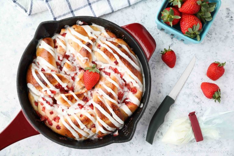 Strawberry Swirl Bread | Dessert Now Dinner Later