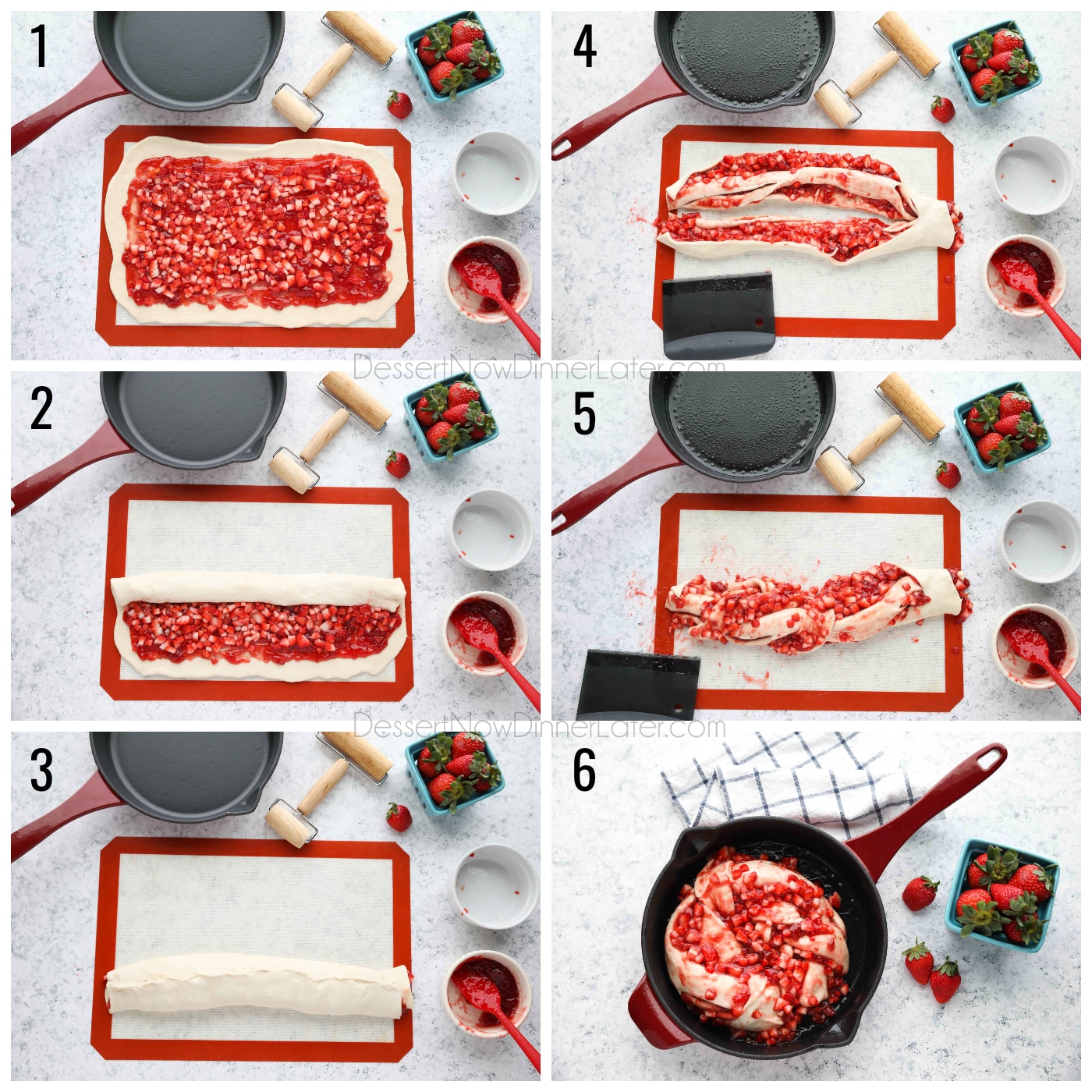 Strawberry Swirl Bread | Dessert Now Dinner Later