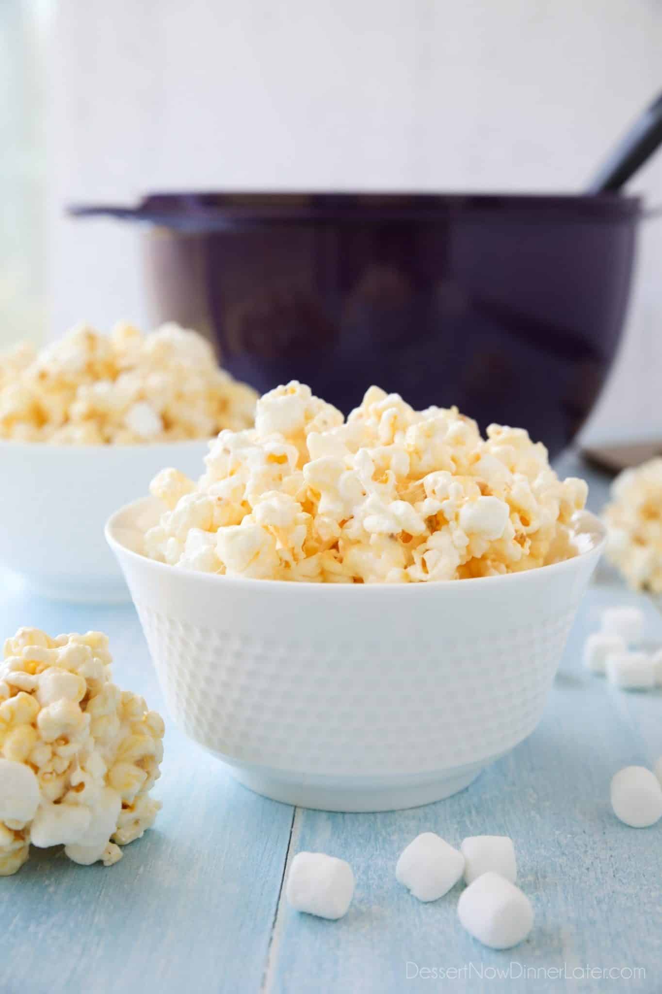 Soft and Gooey Marshmallow Popcorn – Dessert Now, Dinner Later!
