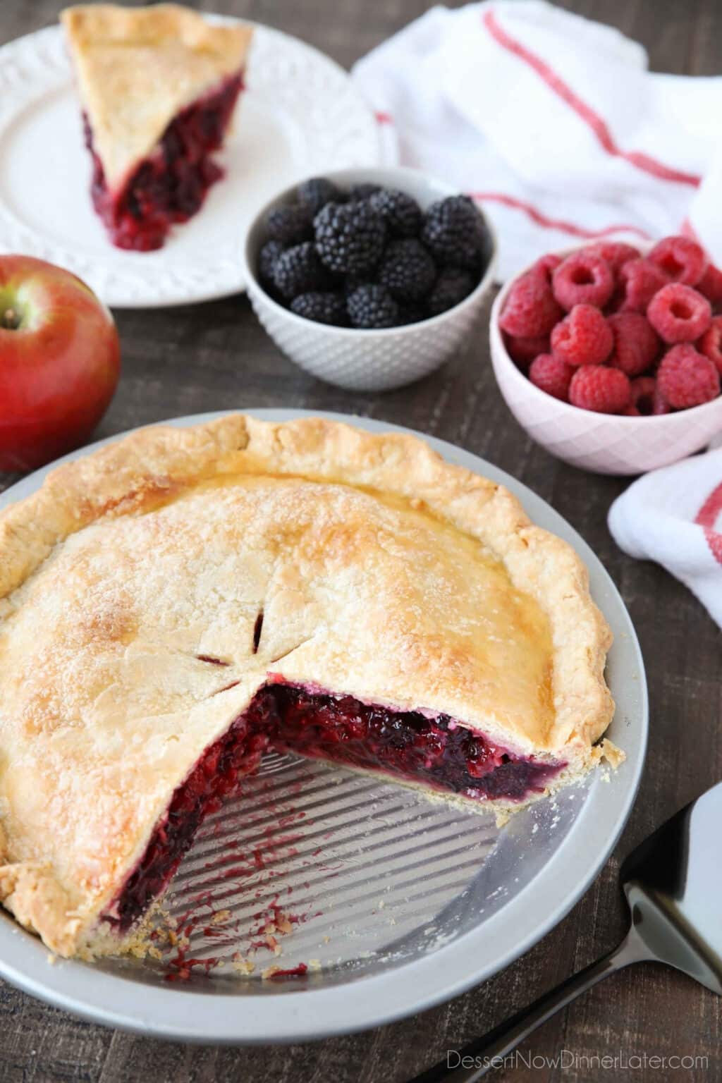 Razzleberry Pie + Video (Marie Callender's Copycat) | Dessert Now Dinner Later