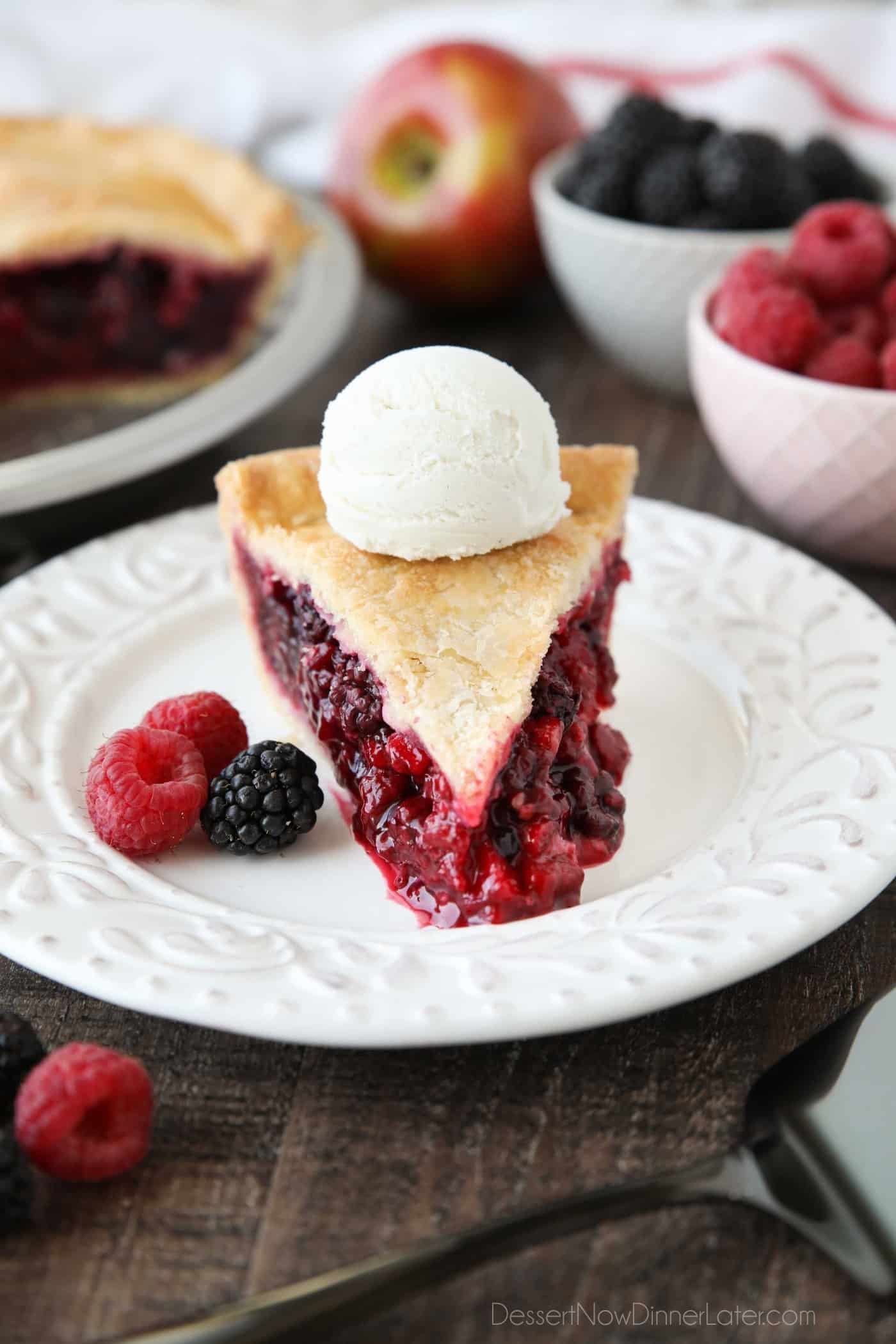 Razzleberry Pie + Video (Marie Callender's Copycat) | Dessert Now Dinner Later