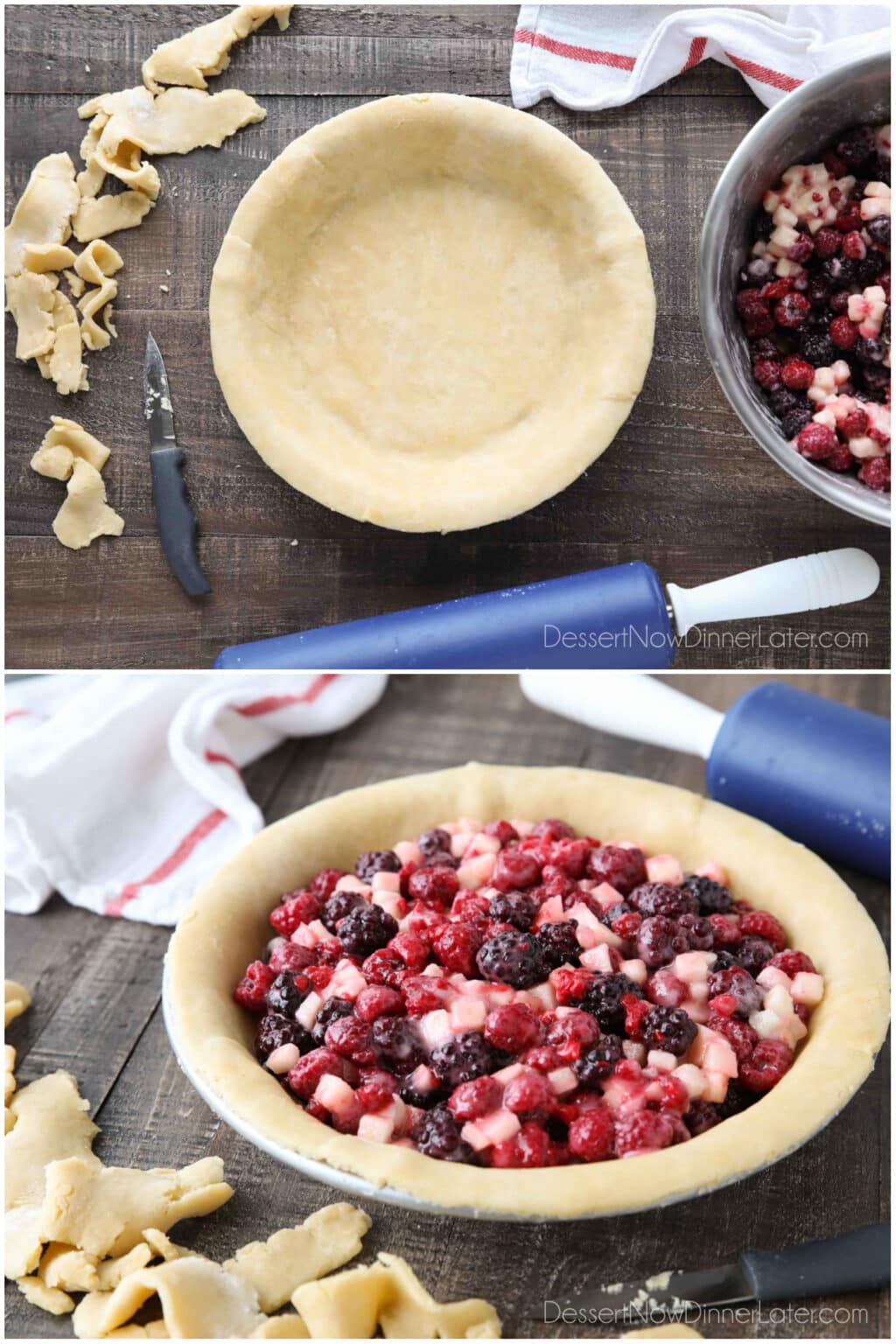 Razzleberry Pie + Video (Marie Callender's Copycat) | Dessert Now Dinner Later