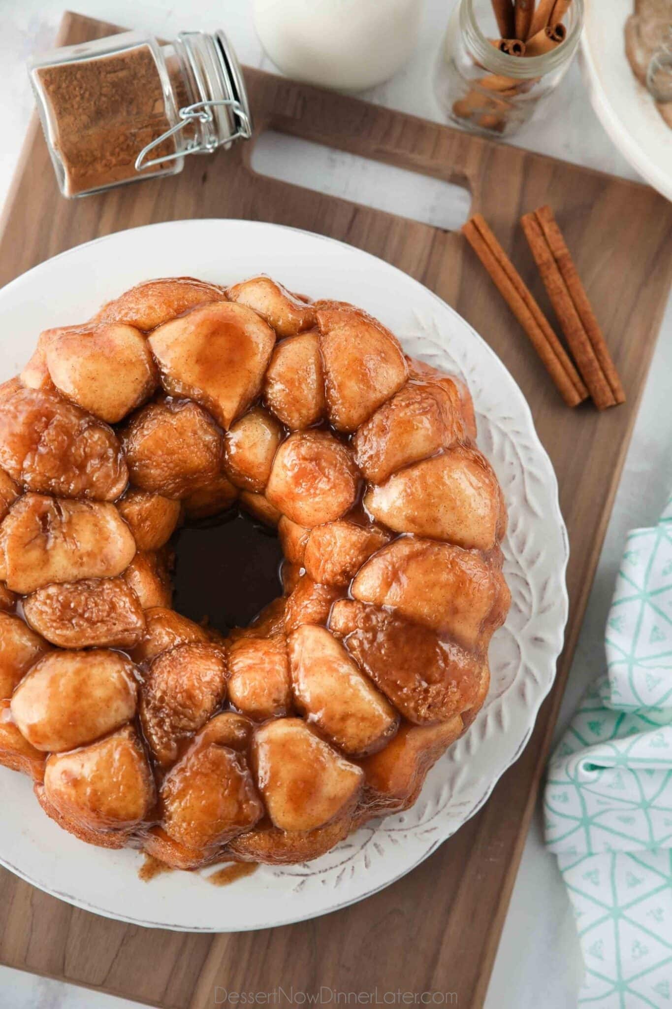 Easy Monkey Bread Recipe + Video | Dessert Now Dinner Later