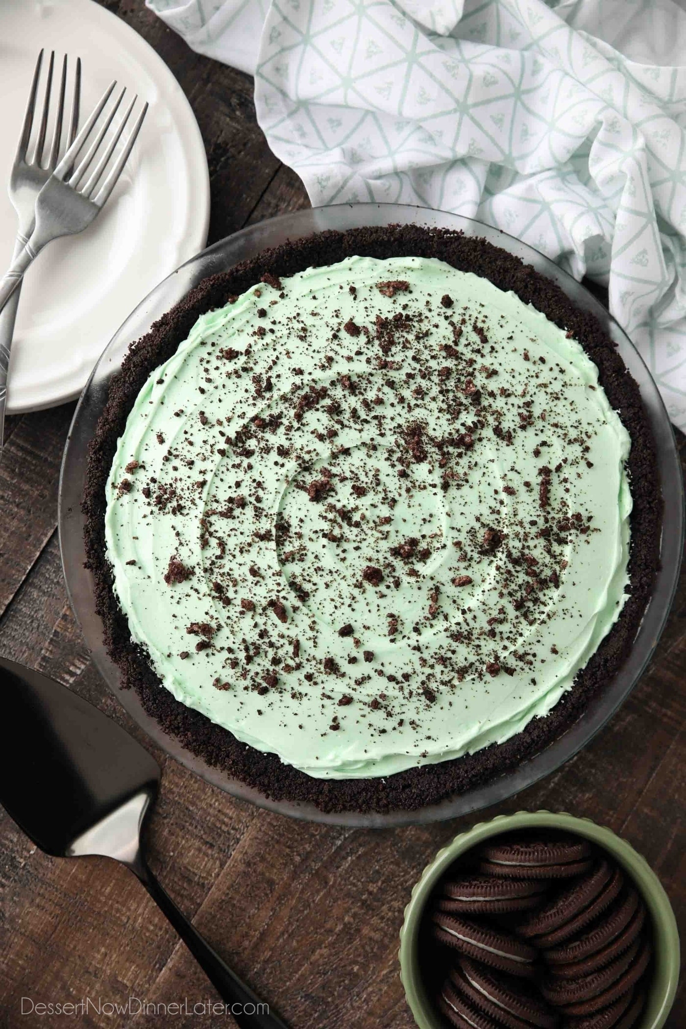 Grasshopper Pie Recipe + Video | Dessert Now Dinner Later