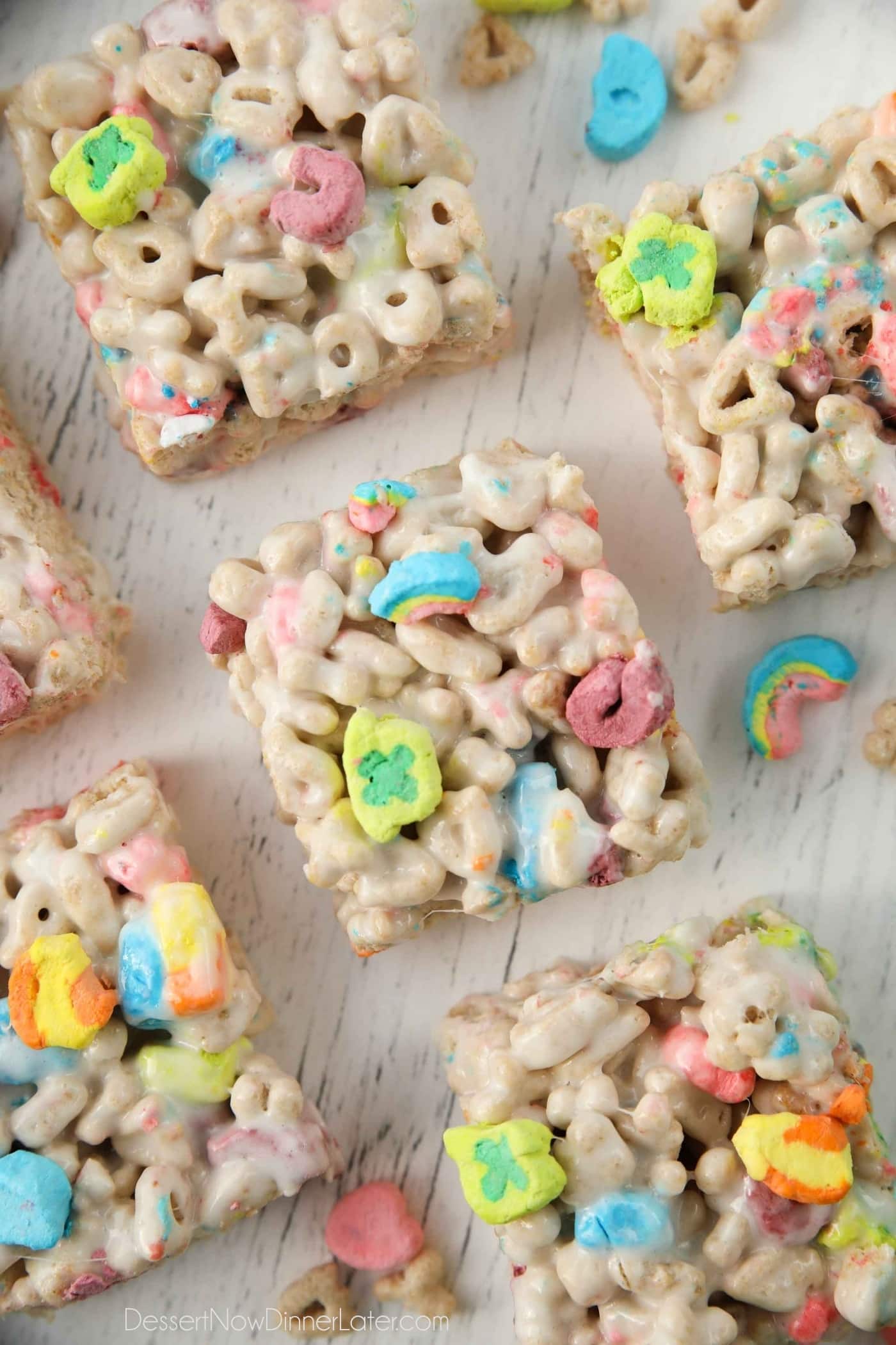 Lucky Charms Treats | Dessert Now Dinner Later