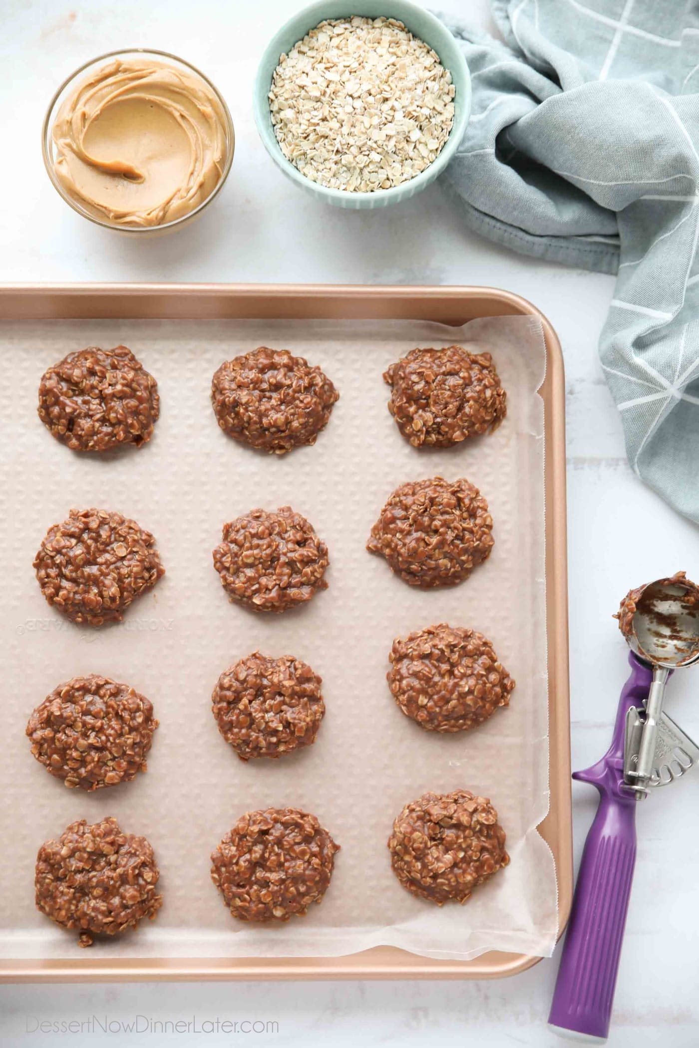 Easy No Bake Cookies | Dessert Now Dinner Later