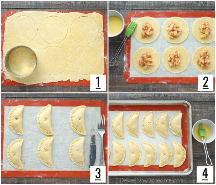Apple Hand Pies with Glaze | Dessert Now Dinner Later