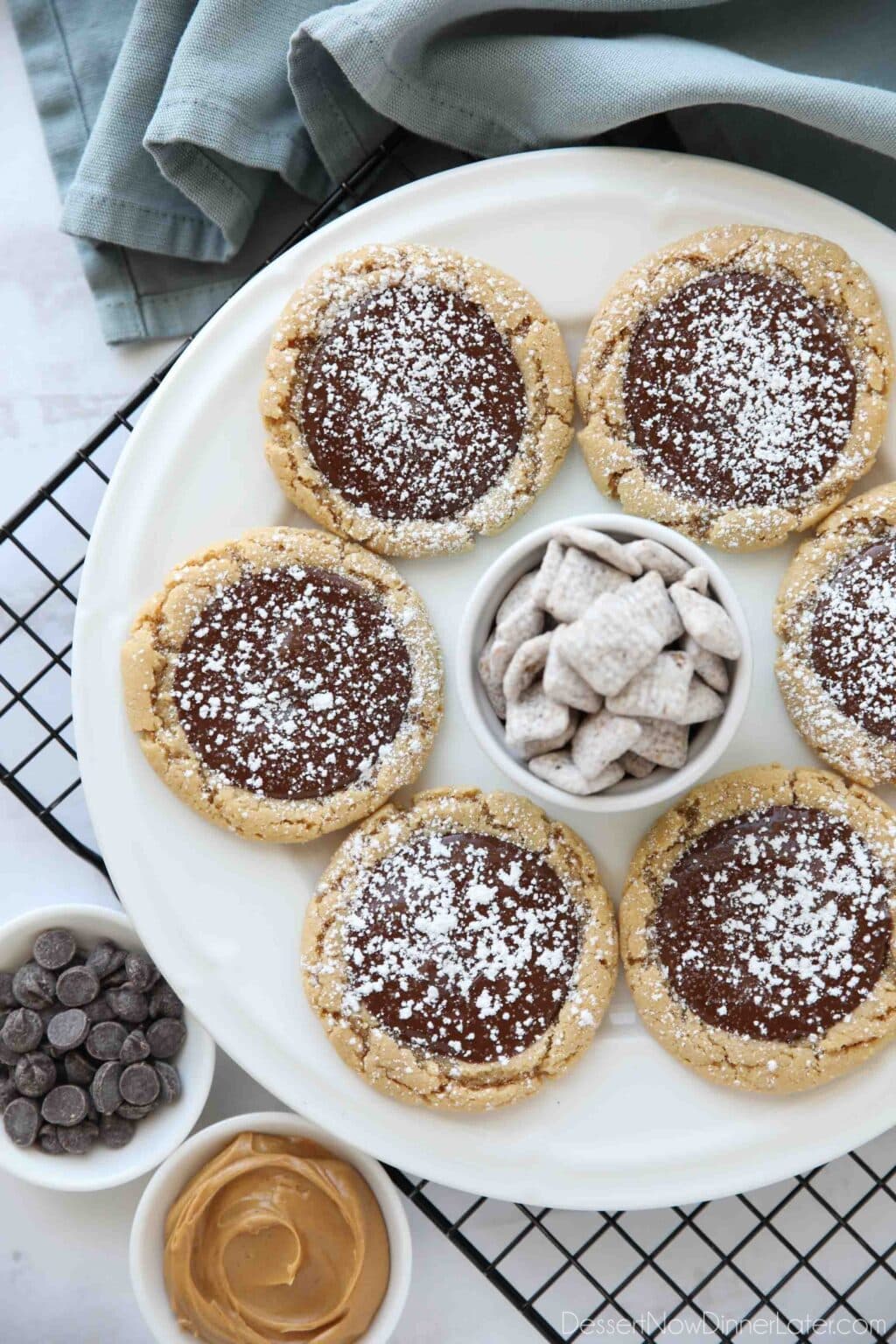 Muddy Buddy Cookies | Dessert Now Dinner Later