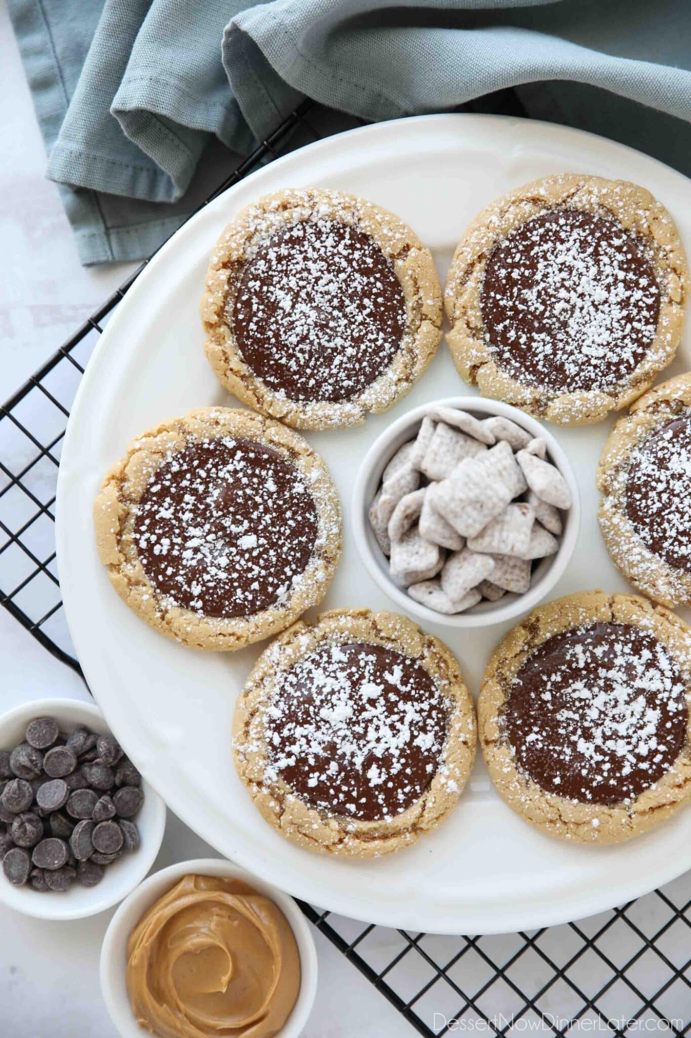 Muddy Buddy Cookies | Dessert Now Dinner Later