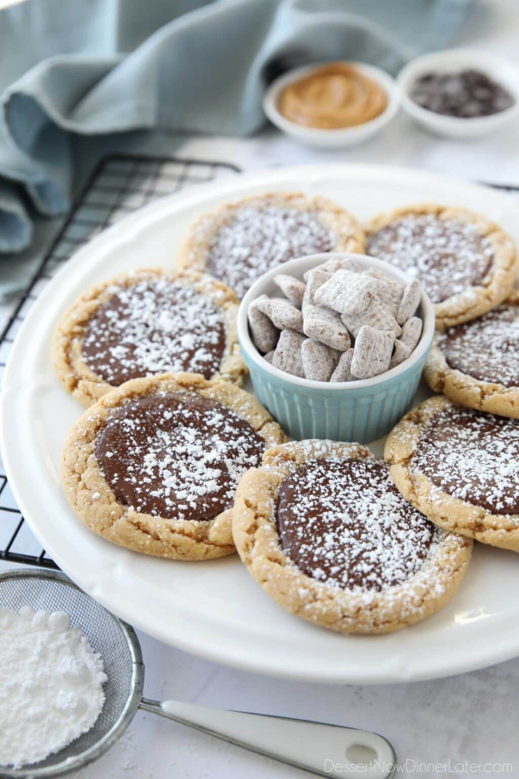 Muddy Buddy Cookies | Dessert Now Dinner Later