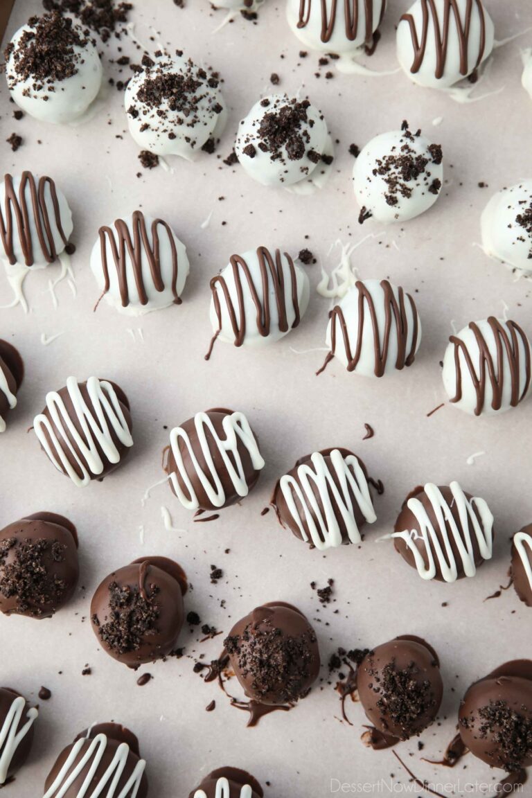 Oreo Balls Recipe (aka Oreo Truffles) | Dessert Now Dinner Later