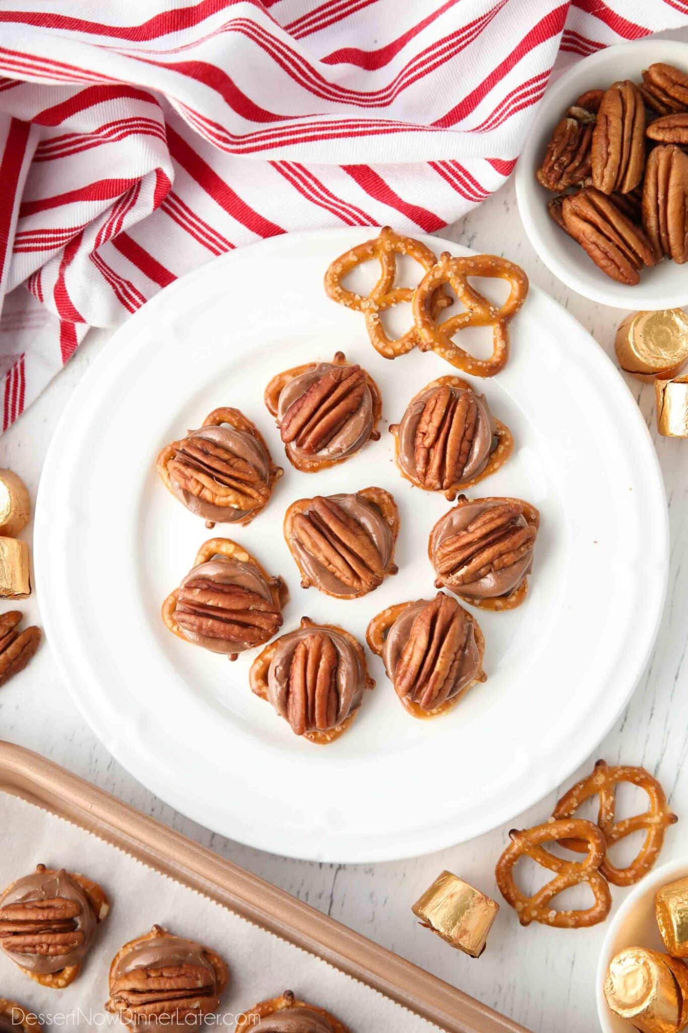Rolo Pretzel Turtles | Dessert Now Dinner Later