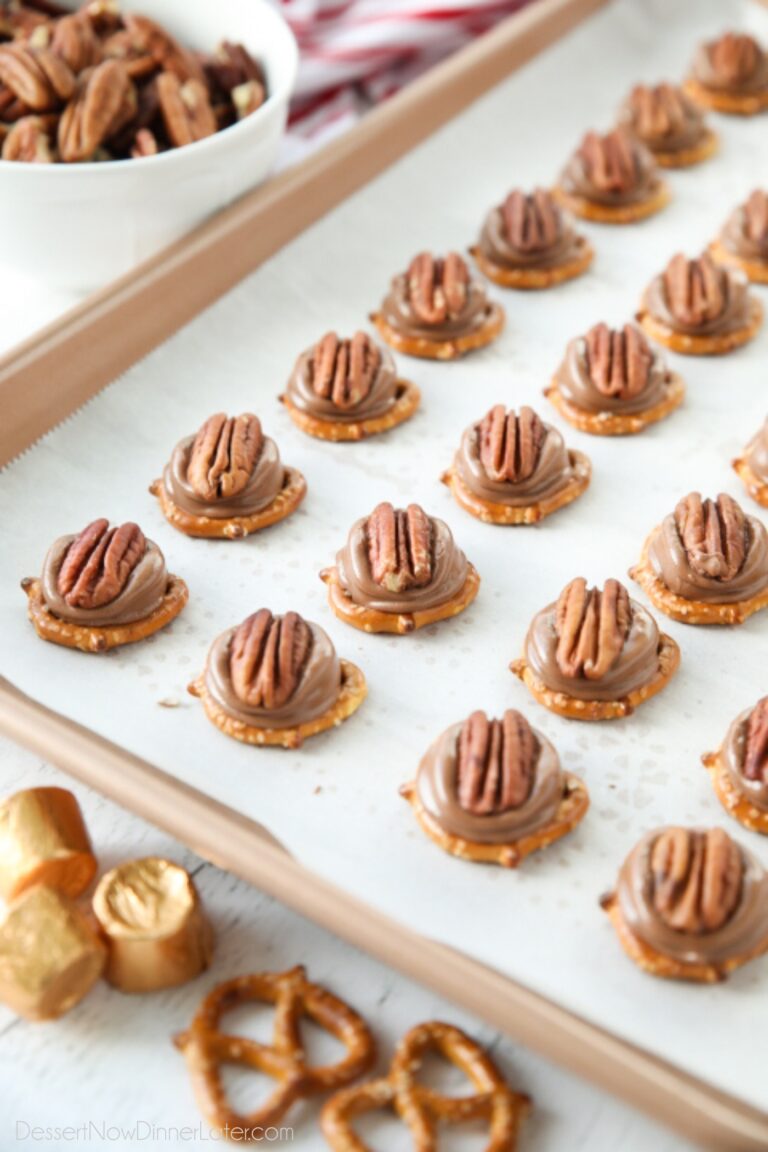 Rolo Pretzel Turtles Dessert Now Dinner Later