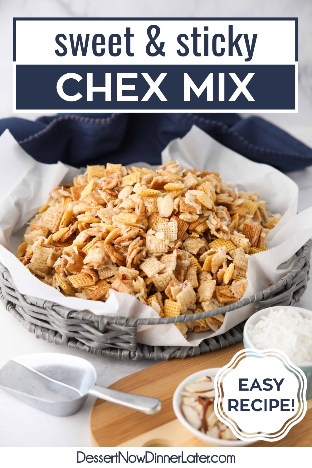 Sweet Chex Mix Recipe | Dessert Now Dinner Later
