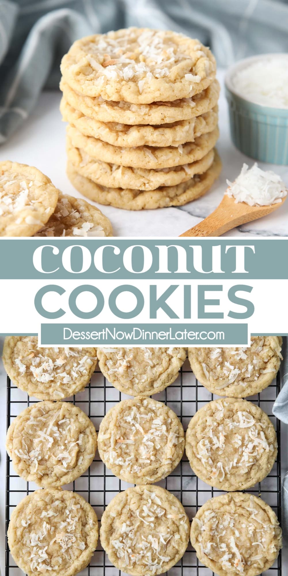 Coconut Cookies Recipe | Dessert Now Dinner Later
