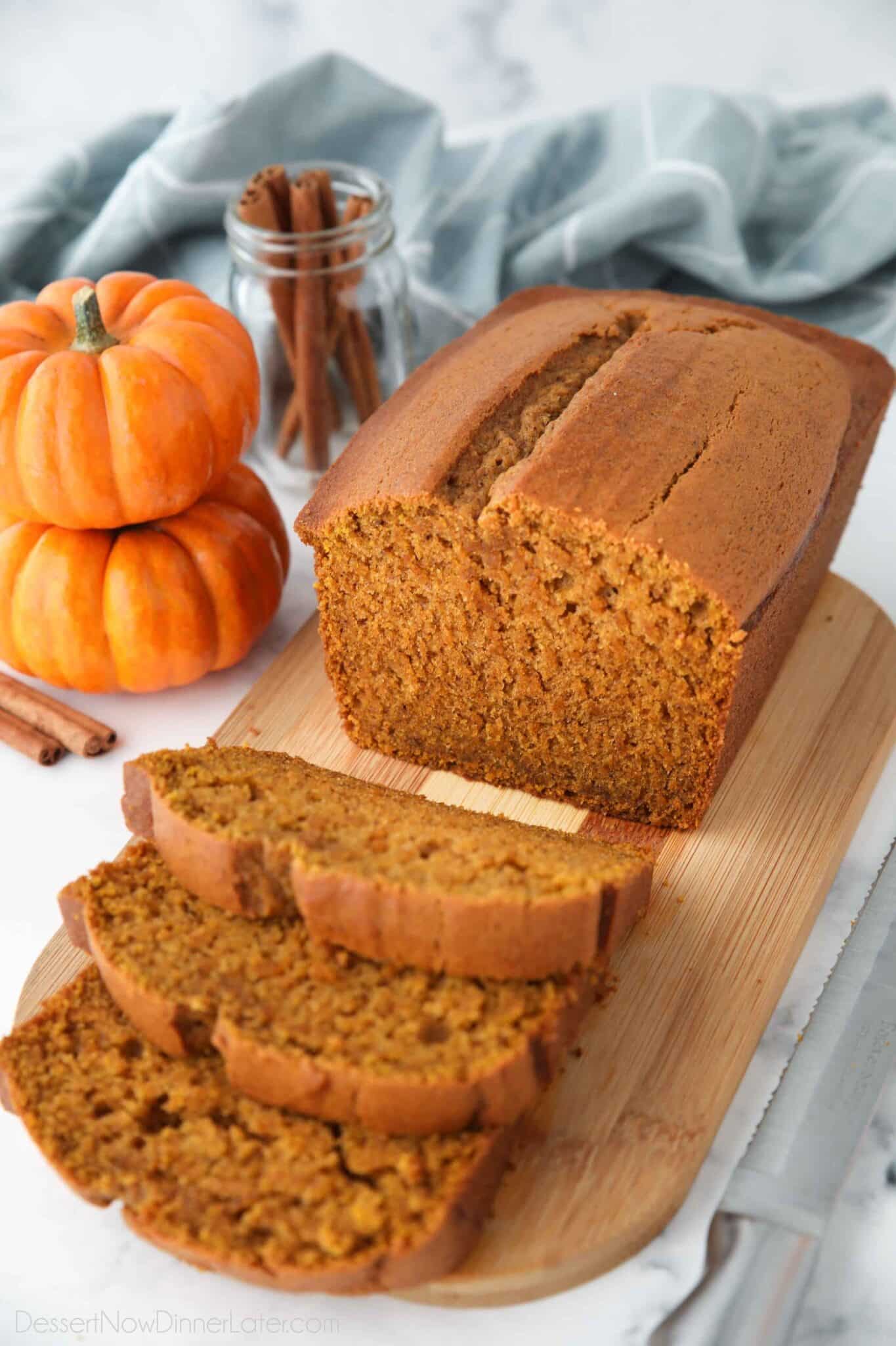 Better than Starbucks Pumpkin Loaf Recipe | Dessert Now Dinner Later