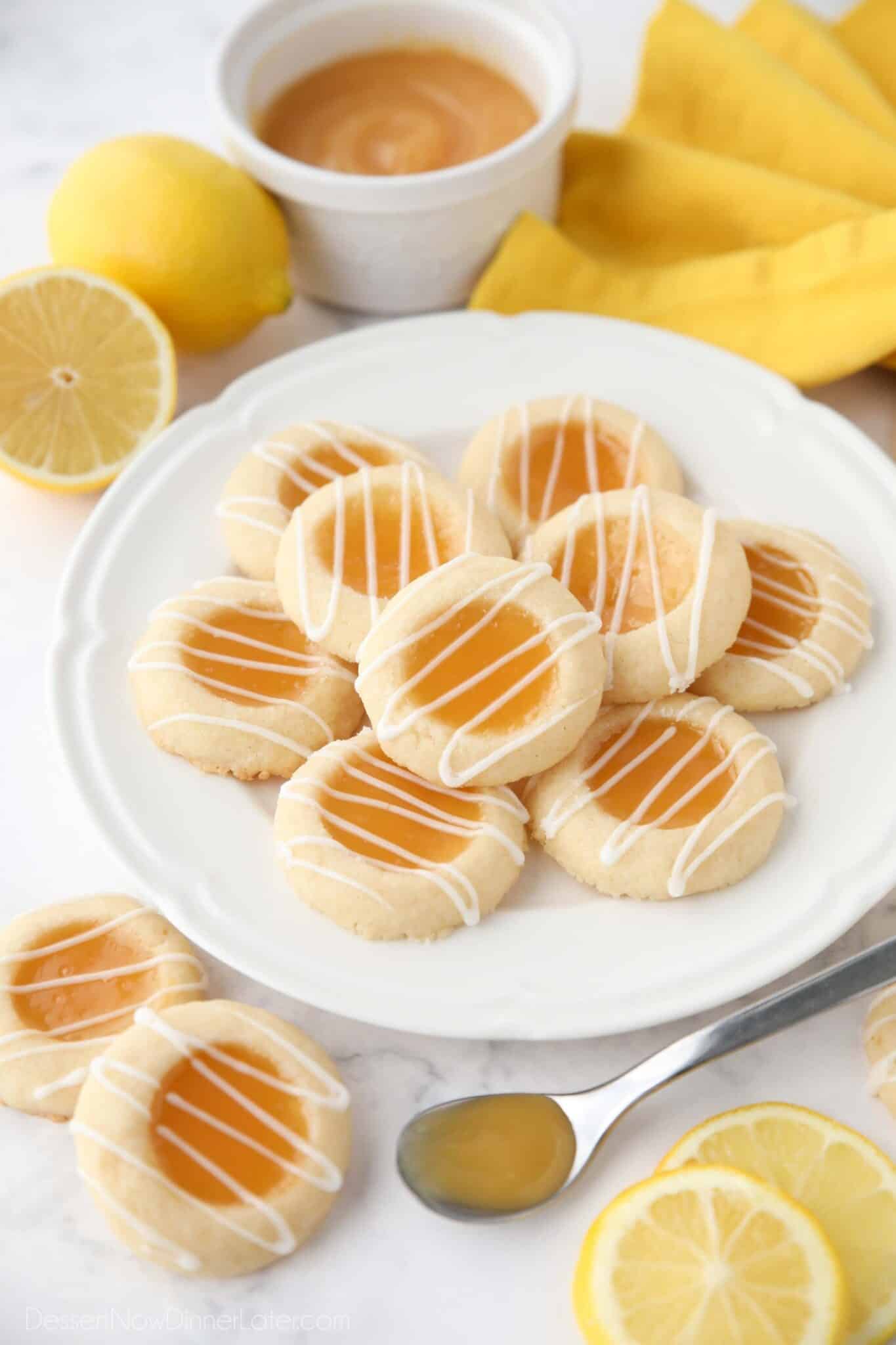 Lemon Curd Cookies | Dessert Now Dinner Later