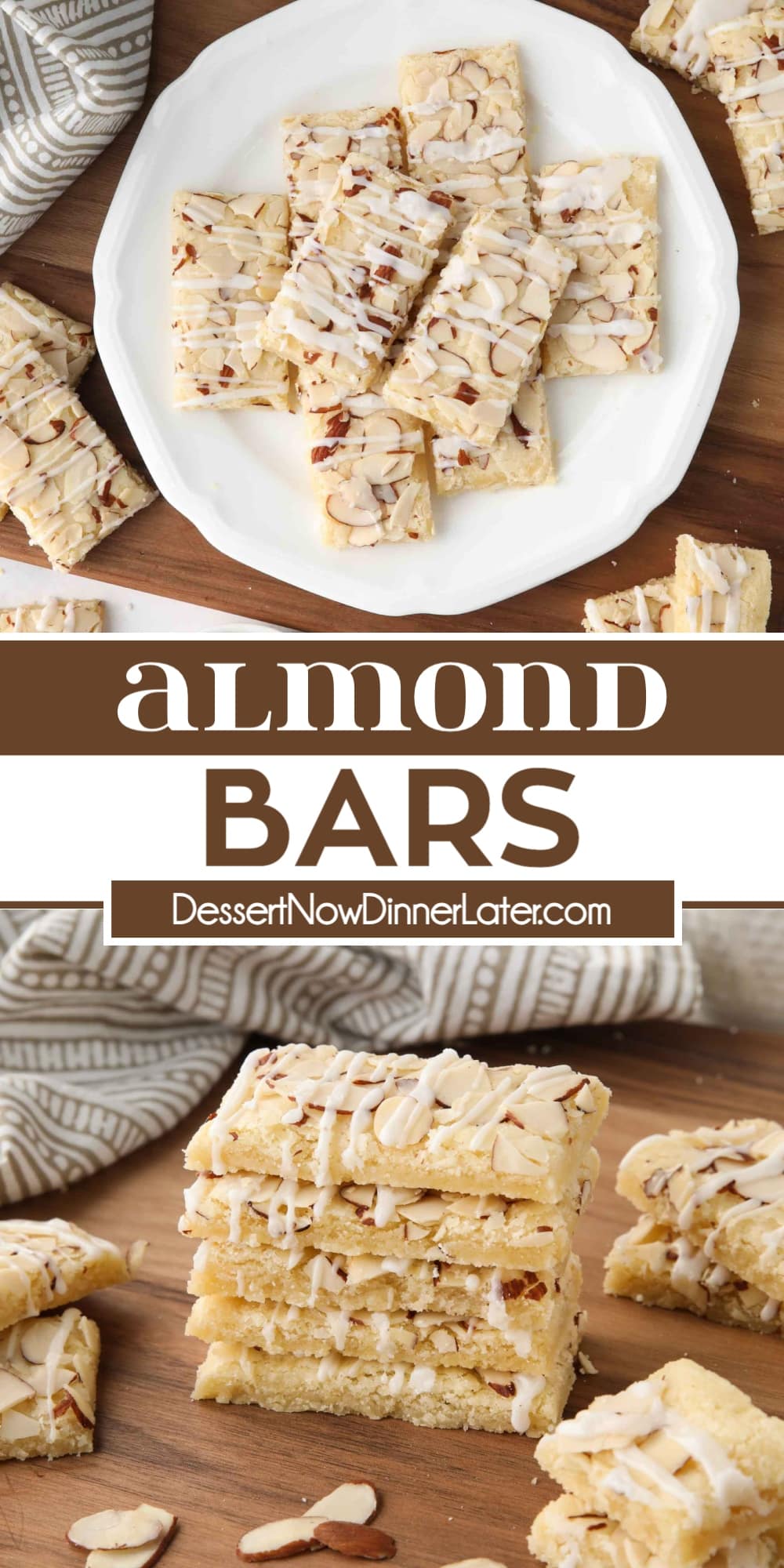 Almond Bars | Dessert Now Dinner Later