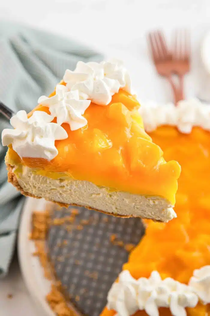 No Bake Peach Cheesecake (Easy Peach Dessert Recipe) | Dessert Now ...